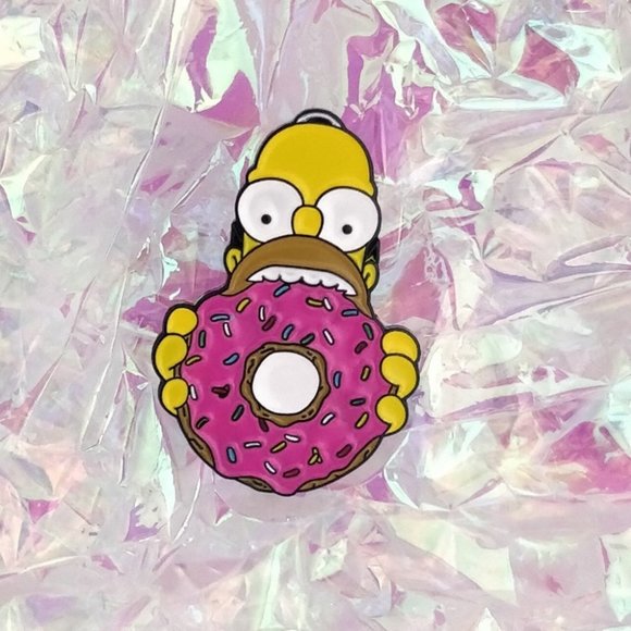 Jewelry | New Homer Simpson Pink Donut Pin | Poshmark